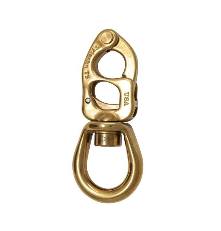Tylaska 3 5/16" T5 Large Bail Snap Shackle with Bronze PVD Finish – SB ...